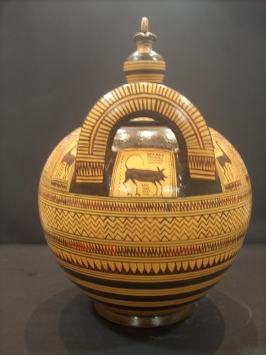 GEOMETRIC GREEK POTTERY LEBES : GEOMETRIC LEBES OF THE 8TH CENTU